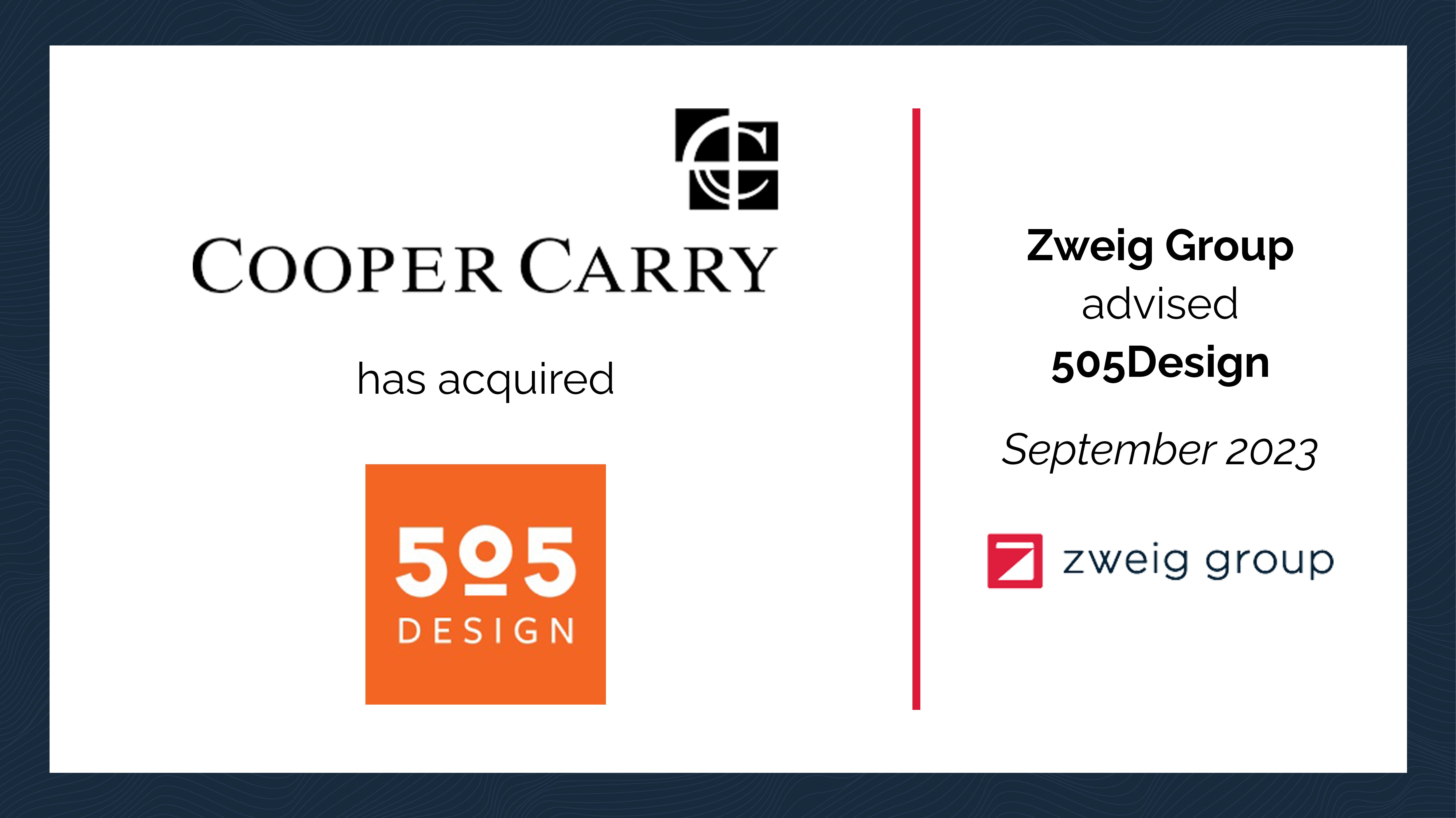 Cooper Carry acquires 505Design